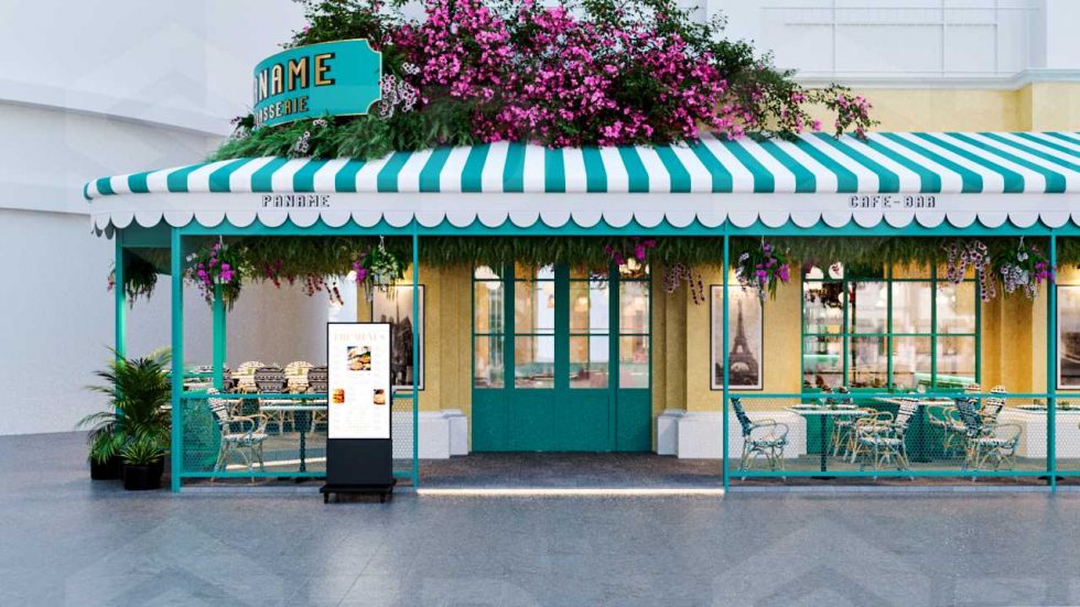 Paname French Restaurant - 3D Rendering Project