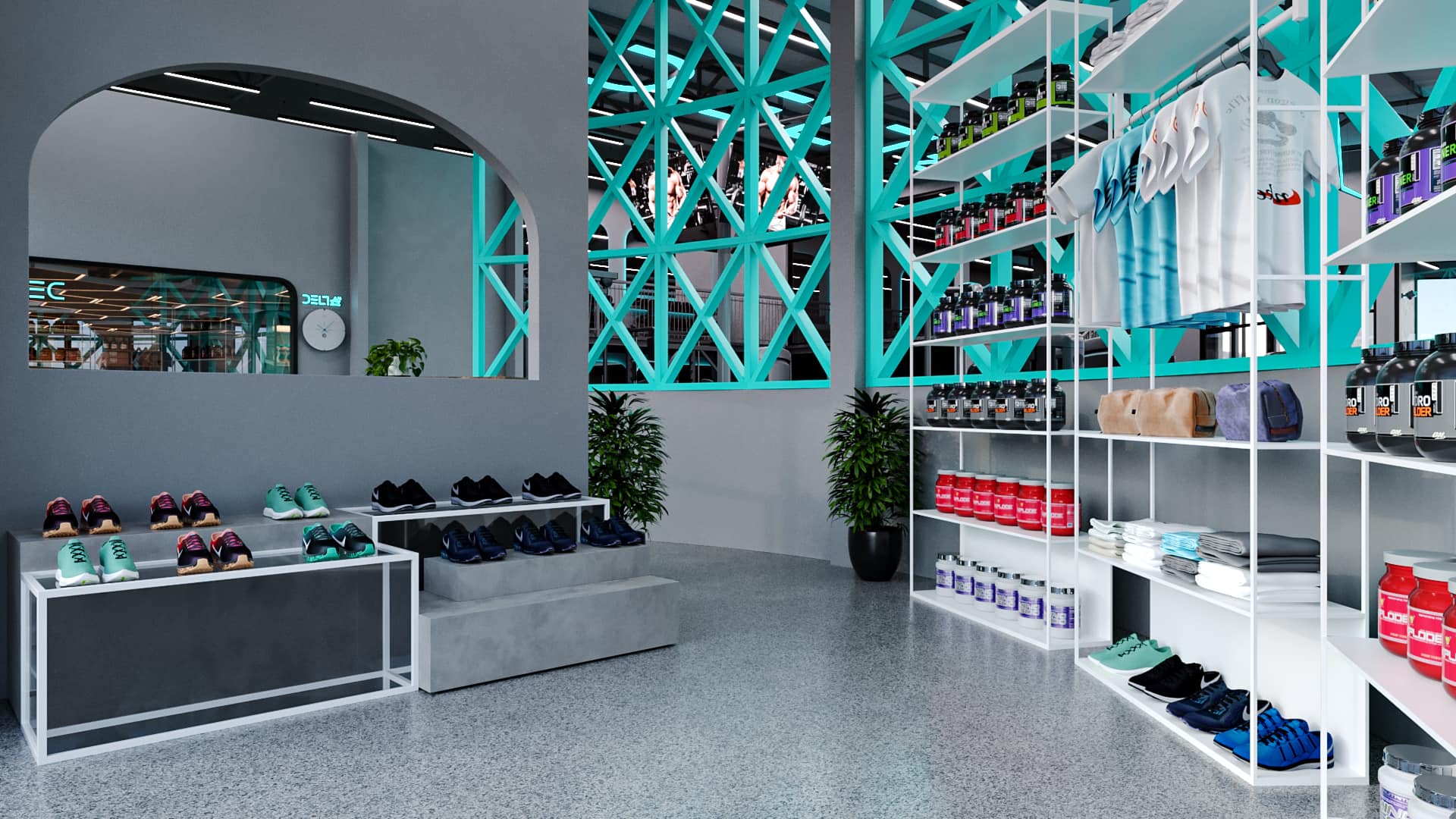 Full Concept Gym Design - Delta Fitness Gym