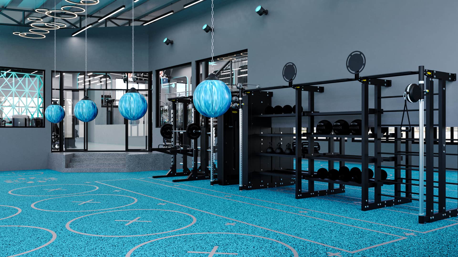 Full Concept Gym Design - Delta Fitness Gym