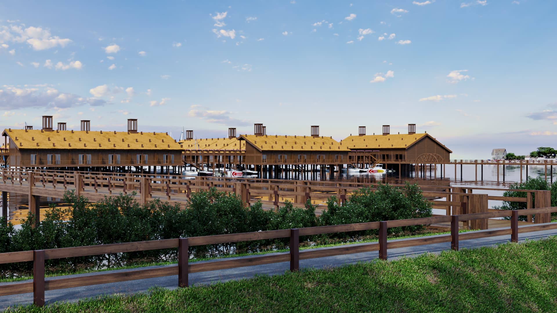 Lagoon Village Lignano - A Serene Waterfront Haven Concept